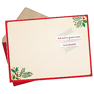 Hallmark Christmas Card (More Joy, Kindness, Thank-Yous)