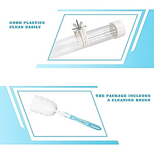 Bird Drinker Waterer, Parrot Bird Automatic Drinking Device, Parakeet Water Dispenser, Bird Drinking Water Bottle, Bird Cage Accessory, Drinking Fountain, Drinker Waterer for Chinchilla Rabbit