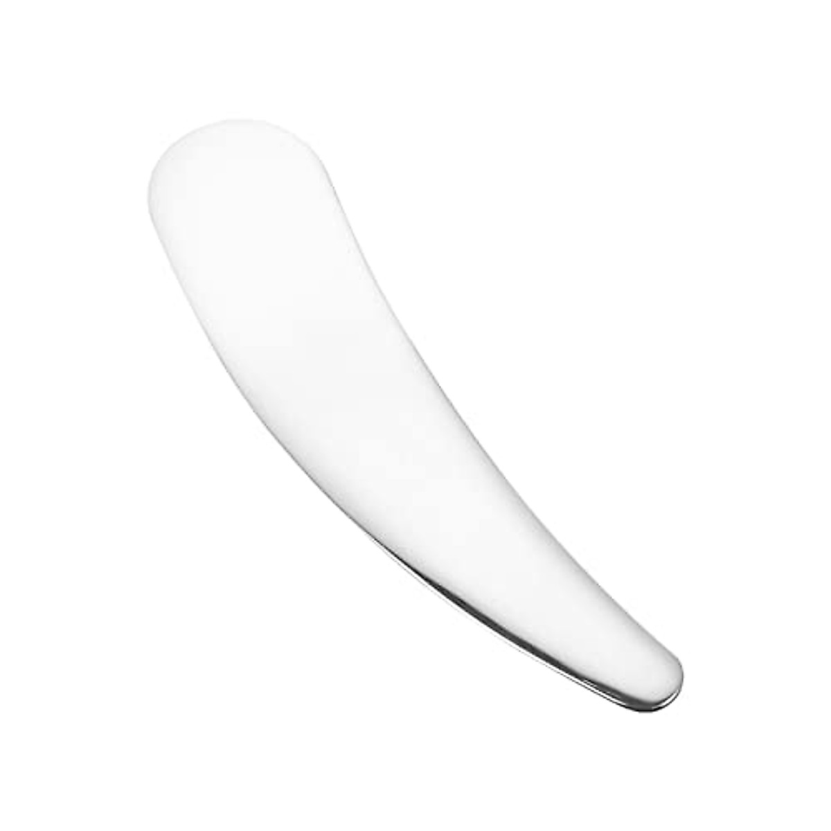 Healifty Mini Metal Cosmetic Spatulas Cream Spoon Practical Cosmetics Dig Scoop Cosmetics Spoon for Mixing and Sampling Makeup Cosmetic Beauty Tools