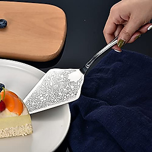 IMEEA Wedding Cake Knife and Server Set SUS304 Stainless Steel Vintage Cake Serving Set Cake Cutting Utensils for Wedding Party