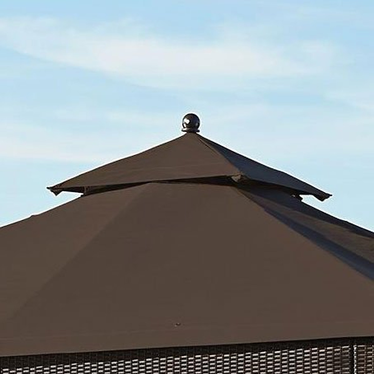 Garden Winds Wicker Gazebo Replacement Canopy Top Cover - RipLock 350