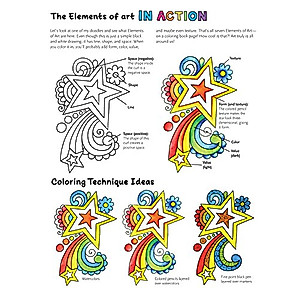 Notebook Doodles Go Girl!: Coloring & Activity Book (Design Originals) 30 Inspiring Designs; Beginner-Friendly Empowering Art Activities for Tweens, on High-Quality Extra-Thick Perforated Paper