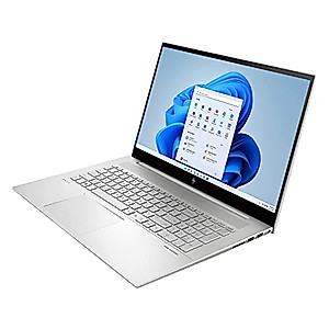 HP 2022 Envy 17.3" FHD Touchscreen 300-Nits Laptop, 12th Gen Intel Core i7- 1255U, 32GB RAM, 2TB PCIe SSD, Backlit Keyboard, Intel Iris Xe Graphics, Wind 11 Pro, Natural Silver, 32GB USB Card
