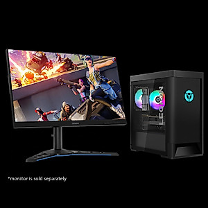 Lenovo Legion Tower 5i Gaming Desktop, Intel Core i7-11700F, GeForce RTX 3070, 64GB RAM, 2TB SSD + 8TB HDD, RJ-45, Display Port, HDMI, Wired Keyboard & Mouse, Wi-Fi 6, Windows 11 Pro, Black