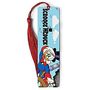 Bookmarks Metal Ruler Scrooge Bookography Mcduck Measure Tassels Bookworm for Book Markers Lovers Reading Notebook Bookmark Bibliophile Gift