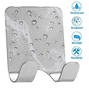 Cxrvision Razor Holder for Shower,Self Adhesive Stainless Shaver Holder, Heavy Duty Razor Stand, Utility Bathroom Razor Blade Holder for Multiple Items 2PCS