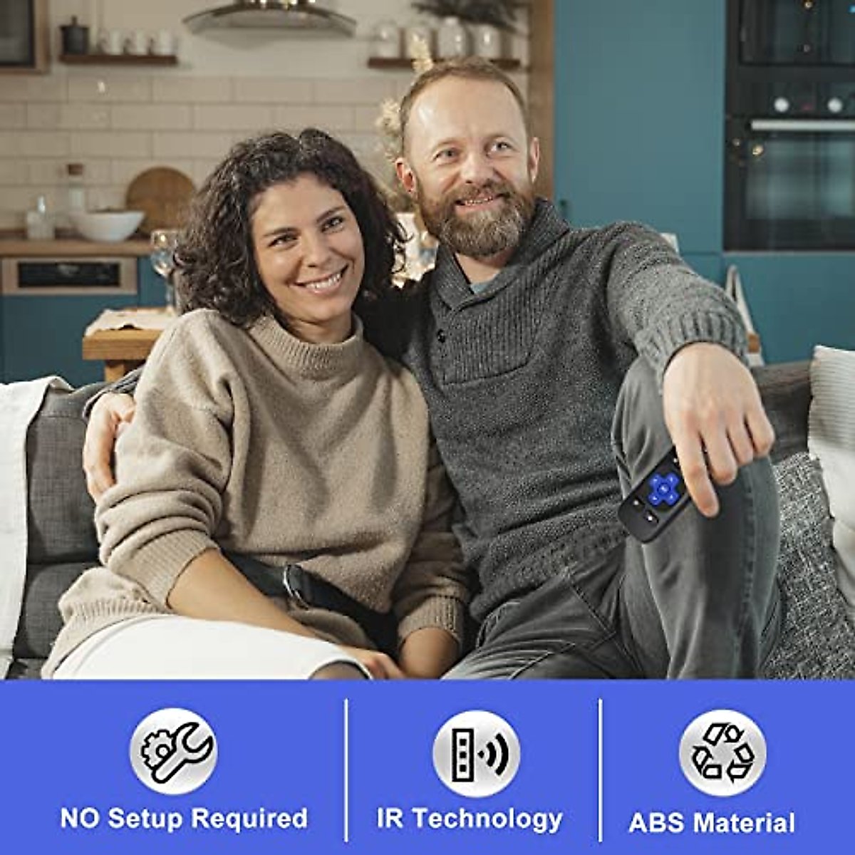 LOUTOC Universal Replacement Remote Control Compatible with Roku Express, for Roku Premiere, for Roku Box, for Roku Player, for Roku 1 2 3 4 -【NOT for Stick or TV】