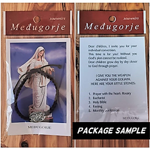 MedjugorjeStoneGifts St Cecilia Medal Bracelet/Patron Saint of Music/Gift for Musician/Adjustable Cord