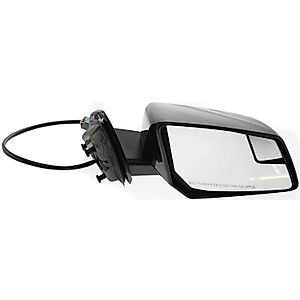 Kool Vue Right Power Heated Door Mirror Compatible With Chevrolet Traverse 2009-2017 Manual Fold With Signal Light Paintable