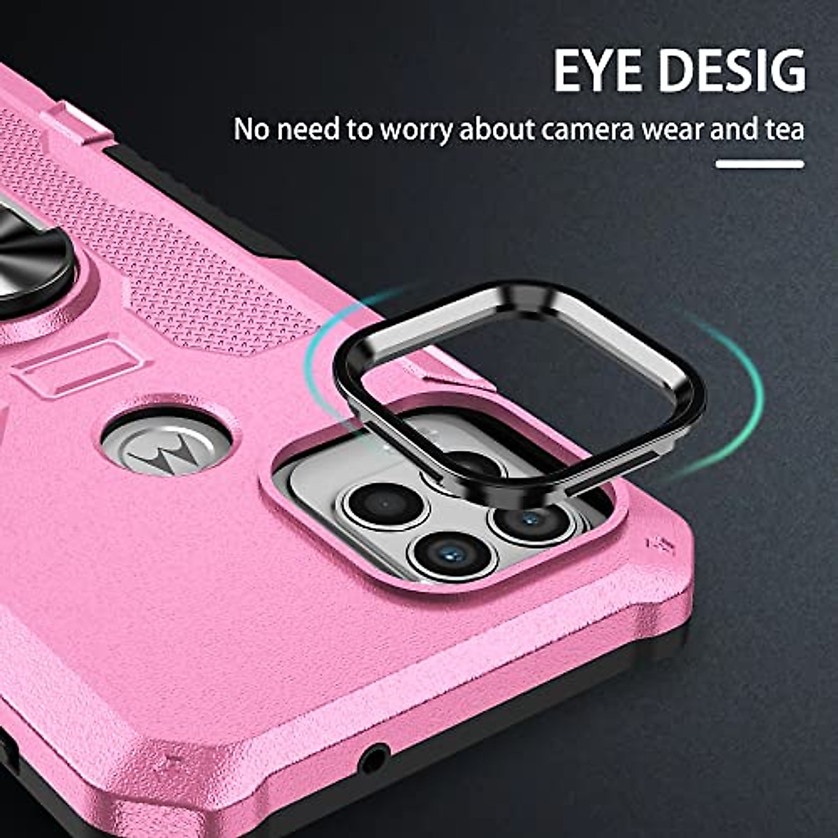 Mobile Phone Case Bag Full Protective Case for Infinix Smart5 Case,Heavy Duty Hybrid Shockproof Protective Case with [360° Rotatable Kickstand] TPU Bumper Drop Protective Covers Back Cover Case