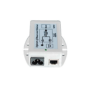 Tycon Systems TP-POE-24G 24W Gigabit POE Power Inserter - US Power Cord, 24V
