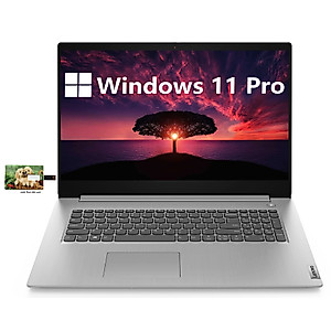 Lenovo New IdeaPad 3 Business Laptop, 17.3" HD Display, Core i5-1035G1, Windows 11 Pro, 20GB RAM 1TB SSD, 32GB Tela USB Card