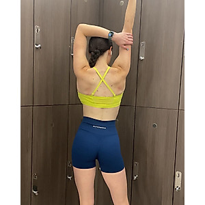 ALTERWEGAL Amplify Shorts High Waist Workout Seamless Scrunch Gym Victory Blue