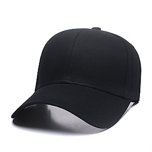 Custom Baseball Hat,Snapback.Design Your Own Adjustable Metal Strap Dad Cap Visors Black