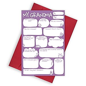 Ulbeelol Mother's Day Card for Grandma, Grandma Birthday Card, Keepsake Card for Grandma, Funny Grandma Card, Card for Granny, Card for Nana