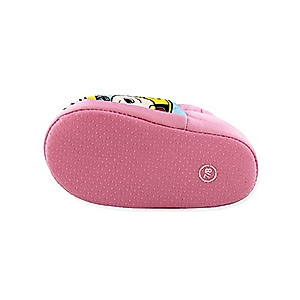 Cocomelon Toddler Girl's Plush Aline Slippers (Pink, 9-10 M US Toddler)