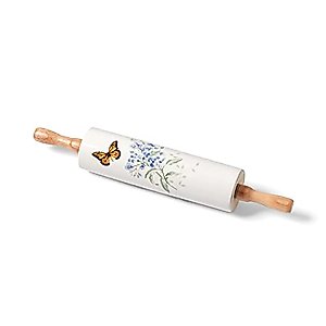 Lenox Butterfly Meadow Rolling Pin, 2.55 LB, Multi