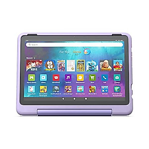Amazon Kid-Friendly Case for Fire HD 10 tablet (Only compatible with 13th generation tablet, 2023 release) - Happy Day