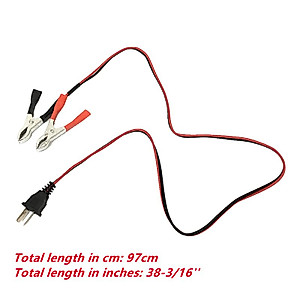 POWER PRODUCTS 12V DC Battery Charging Cable For Predator 1400W 2000W 3500W Inverter Generator 5000 Watt Dual-Fuel Inverter Generator For Generac GP2500i For Pulsar 1200W 2-Stroke Generator