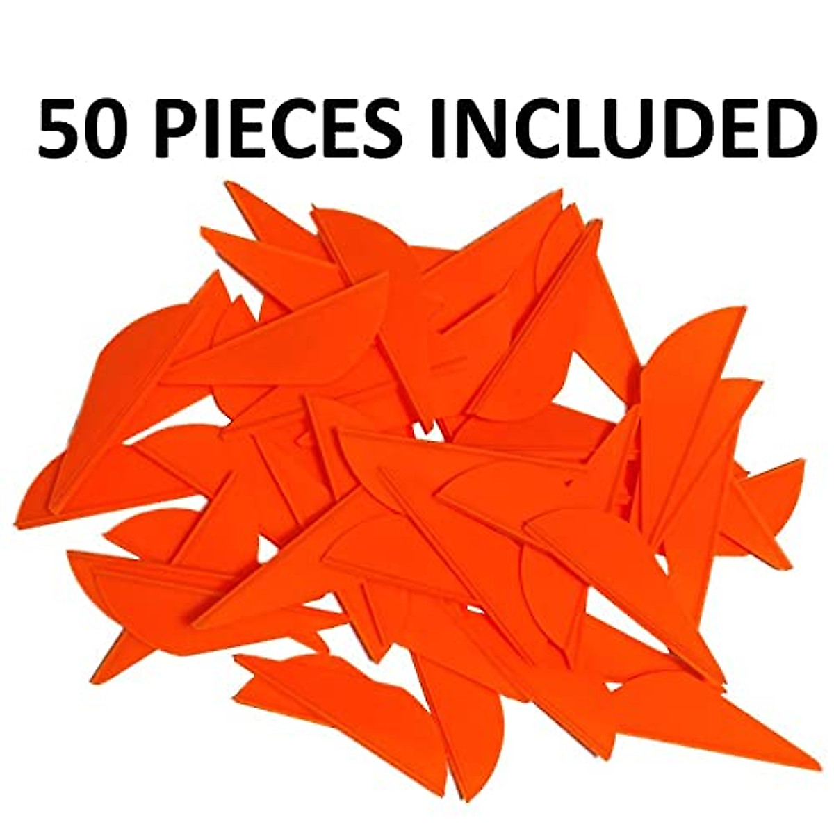 Sierra Archery - Arrow Vanes 2.0” | 50 Pack or 100 Pack | Multiple Colors Available | High Profile Design | Fletches for Hunting, 3D, Target Archery or Crossbows