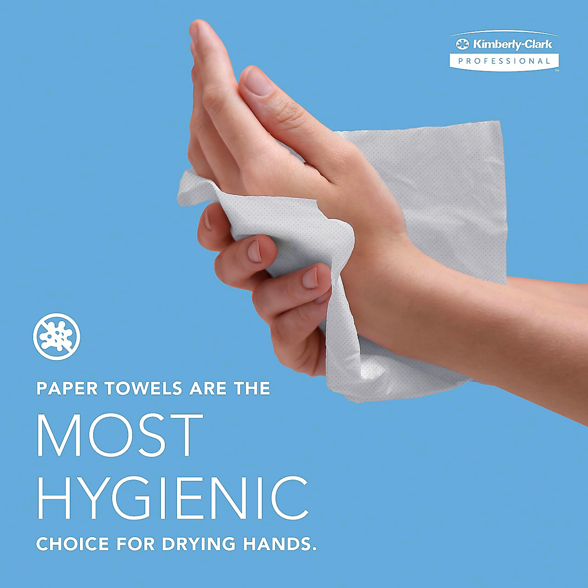 Sanitouch Hard Roll Paper Towel Dispenser (09991), Hands-Free Pull Dispensing, White