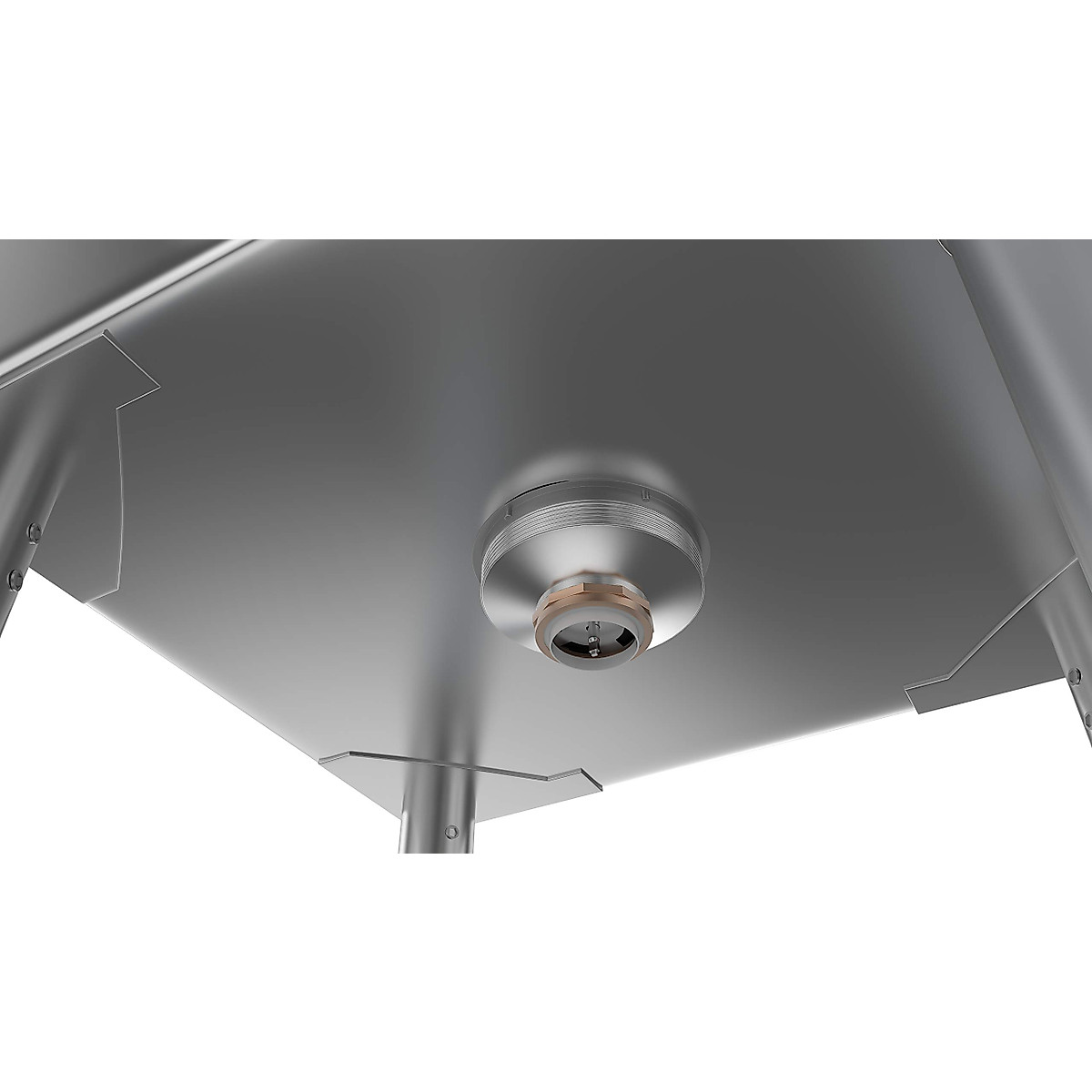 KoolMore 1 Compartment Stainless Steel NSF Commercial Kitchen Prep & Utility Sink with 2 Drainboards - Bowl Size 14" x 16" x 11", Silver