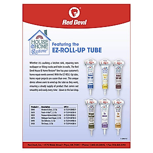 Red Devil 0438 House & Home Restore Tile Grout, 5 Fl. Oz. , White