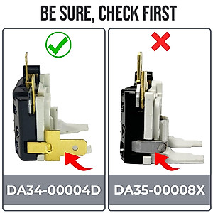 (OEM) A1PartsPro DA34-00004D for Samsung Refrigerator Relay Compressor Overload Protector Replacement Accessories