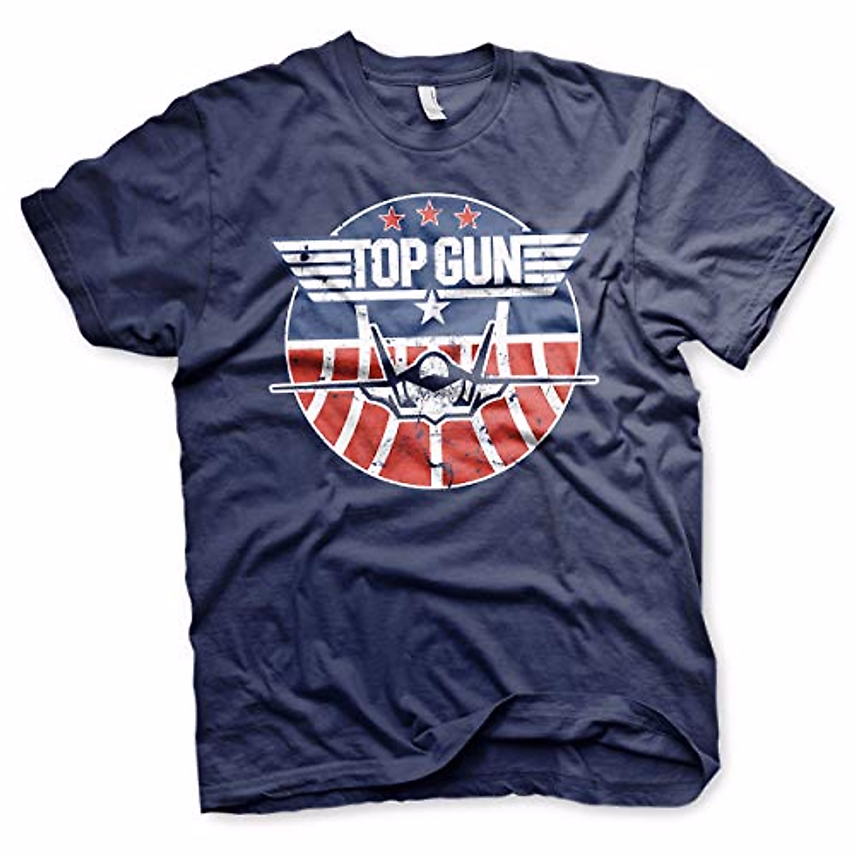 Top Gun Officially Licensed Tomcat Mens T-Shirt (Navy Blue), XX-Large