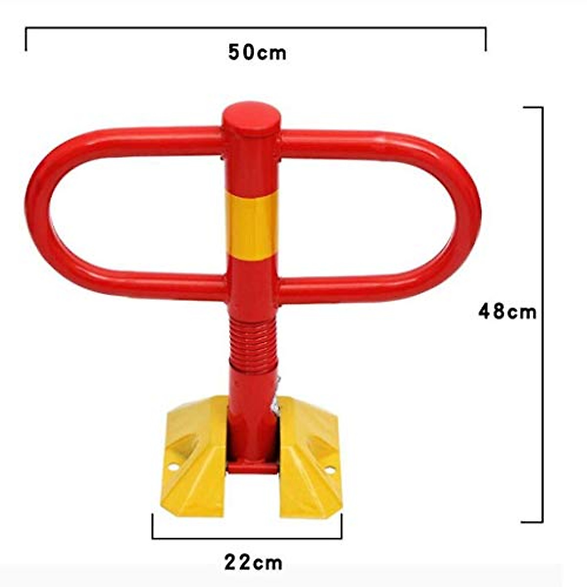 - Parking Barriers Lockable Metal Car Parking Lock Bezel, The Bezel and The Manual Parking Space-Saving, with Two Keys, As with a Reflecting Marker Bollard