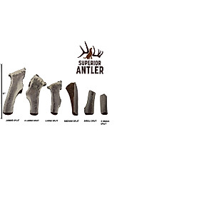 Jumbo Elk Antler Split for Dogs –XXL G Natural Premium Grade A. Antler Chew. Naturally Shed, Hand-Picked, and Made in The USA. NO Odor, NO Mess. GUARENTEED SATISIFACTION. for Dogs 70-90+ Lbs.