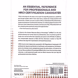 A Guide to the Human Resource Body of Knowledge (HRBoK)