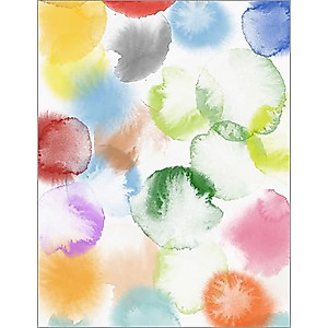 Reverse Coloring Book for Anxiety Relief: Draw Designs on Watercolor Art