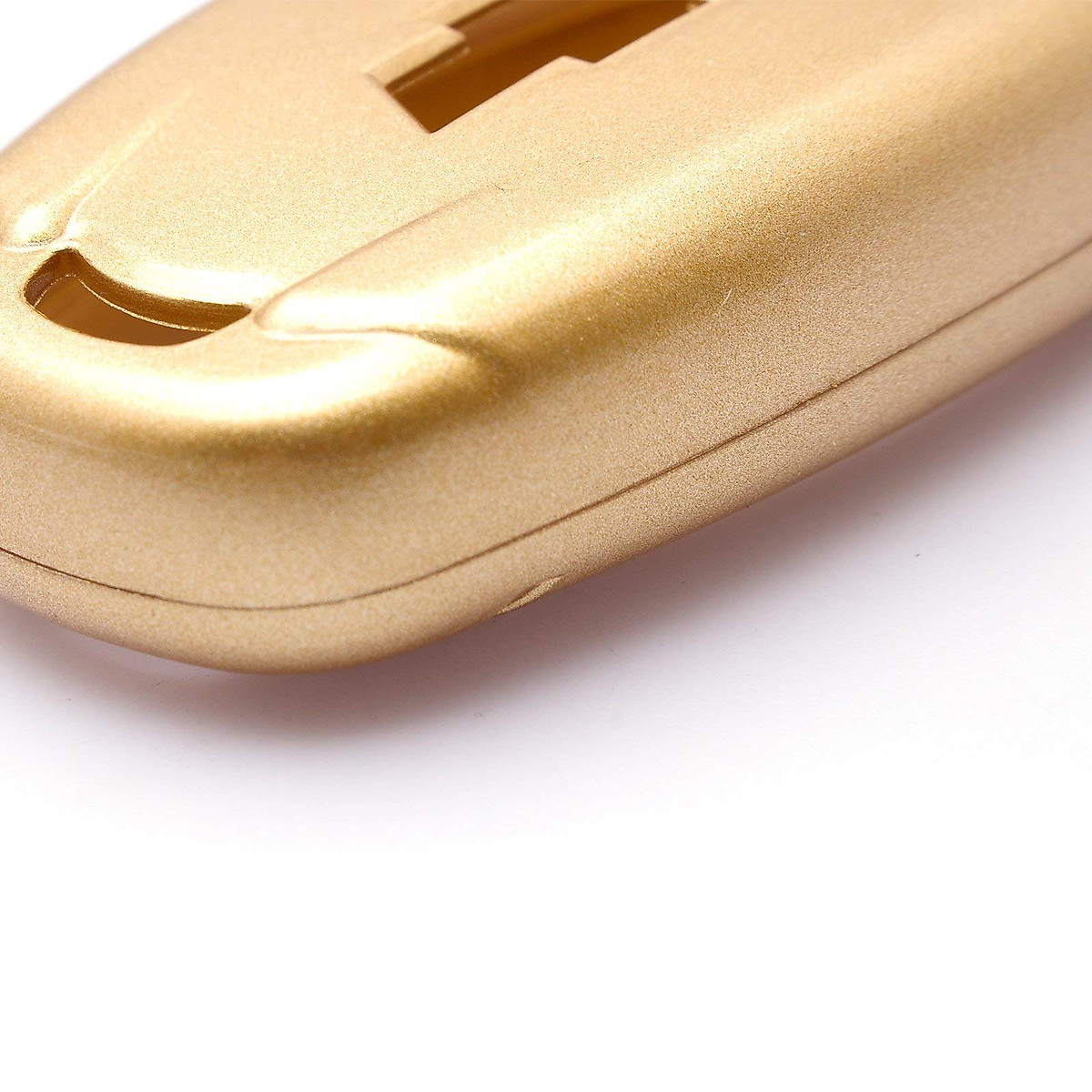 Xotic Tech Glossy Gold Smart Remote Key Fob Shell Cover Compatible with Chevy Malibu Camaro Cruze Spark Bolt (Fits: 3/4/5-button)