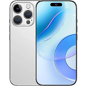 ExAchat A14 5G Unlocked Smartphone 6.82" FHD+ Display 90Hz, 72MP Camera 6800mAh,4GB+128GB/256GB Dual SIM Cell Phone Unlocked Fingerprint/Face ID
