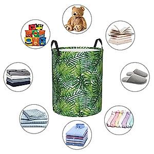 Fubido Moon Print,Laundry Baskets,Laundry Hamper Storage Basket with Handles,Night Sky with Stars Full Moon,for Living room,Storage Basket for Toys Clothes,Black Blue White