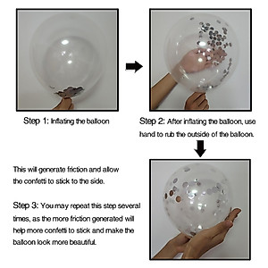 Mayen 50 Pcs 12 Inches Black Silver White Balloons Set, Black Marble Balloons, Silver Metallic and Silver Confetti Balloons, Black and Silver Birthday Party Decorations, Silver Graduation Decorations