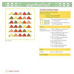 Creative Grids It's So Emma's Perfect 5 Quilts Book Perfect 5 Ruler (cgrPERF5) Bundle