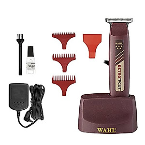 Wahl Professional- 5 Star Series Cordless Retro T-Cut Trimmer #8412 Great for Professional Stylists and Barbers 60 Minute Run Time