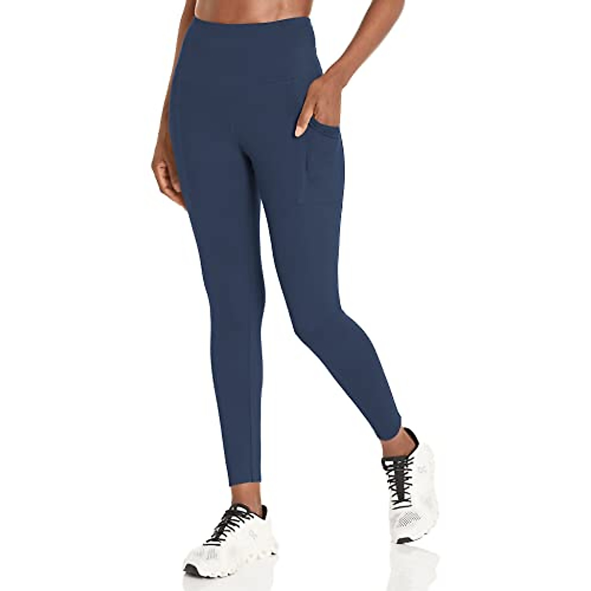 Danskin Women's Pacesetter 7/8 Legging, Neo Navy, Medium