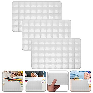 Portable Desk Marker Holder Stand 3pcs Art Marker Storage Tray 40 Hole Pen Holder Rack Paint Colored Pencils Markers Organizer for Office Home White Makeup Brush Organizer