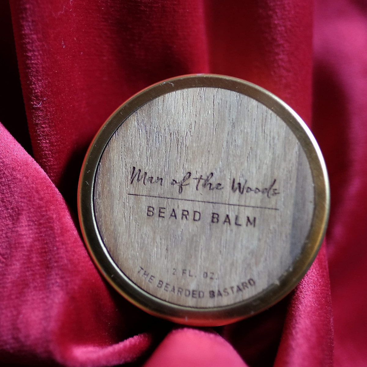 TBB Man of the Woods Beard Balm for Men | Tame & Style Your Beard | Beard Conditioner with Shea Butter, Jojoba Oil, Argan Oil (2 Oz.)