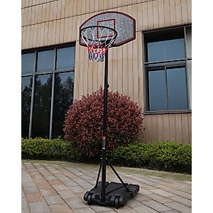 KLB Sport Height Adjustable Portable Youth Basketball Hoop