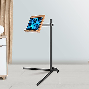 Laptop Stand for Couch, wishacc Height Adjustable Laptop Tray Tablet Book Stand for Reading in Bed, Compatible with Ipad Pro 12.9 Inch, Surface Laptop, Ipad Air, Ipad Mini,MacBook Pro/Air