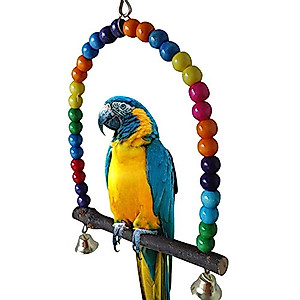 tallahassee Pet Bird Parrot Parakeet Budgie Cockatiel Cage Hammock Swing Toy Hanging Toy