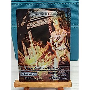 1x Stoneforged Blade #2 FOIL Laminated Custom Altered Token