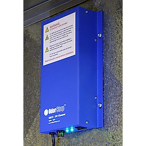 OdorStop OS72121 UV Air Purifier with 12-in Bulbs