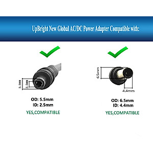 UpBright New Global 12 Volt Power Supply 3.5 Amp Standard (12V 3.5A DC) AC/DC Adapter 12VDC 3.5Amp 42 Watts DC12V 3500mA 42W 12.0V Model Y48DE-120-3500 I.T.E. Power Supply Cord Battery Charger PSU