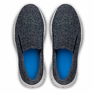 Dr. Comfort Meadow Slip On Womens Shoes-Casual Athletic & Walking Shoes Women Wool Snickers, Grey 9 X-Wide (E/EE)