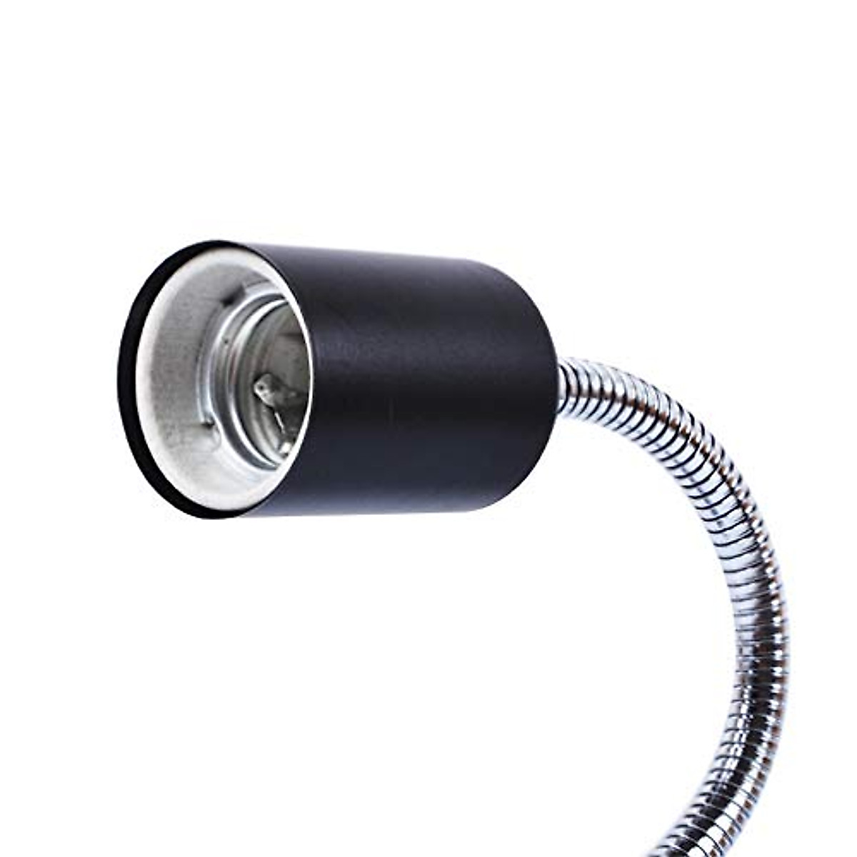 superdream Sturdy Lamp Fixture Gooseneck, Adjustable Reptile Lamp Fixture Holder for Pet Brooder Lizard Turtle Snake Aquarium Habitat Heat Lamps (Black)